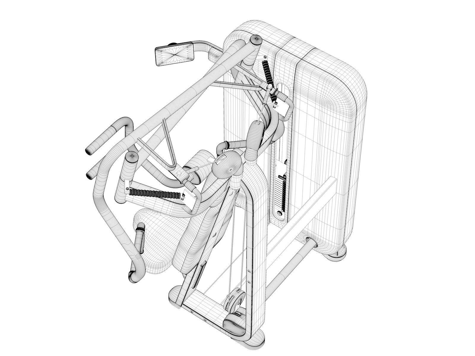 Artis Chest Press 3D model | CGTrader