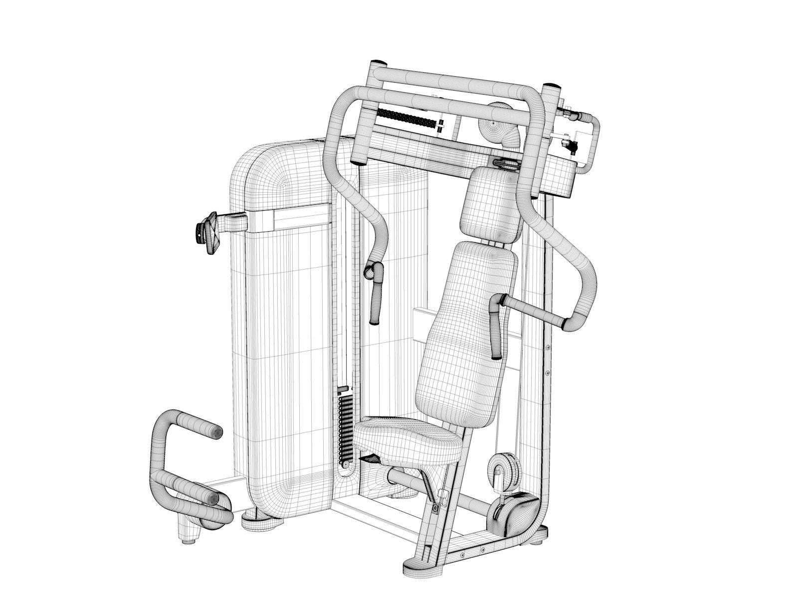 Artis Chest Press 3D model | CGTrader