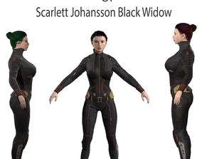 Animated Black widow 3D Models | CGTrader