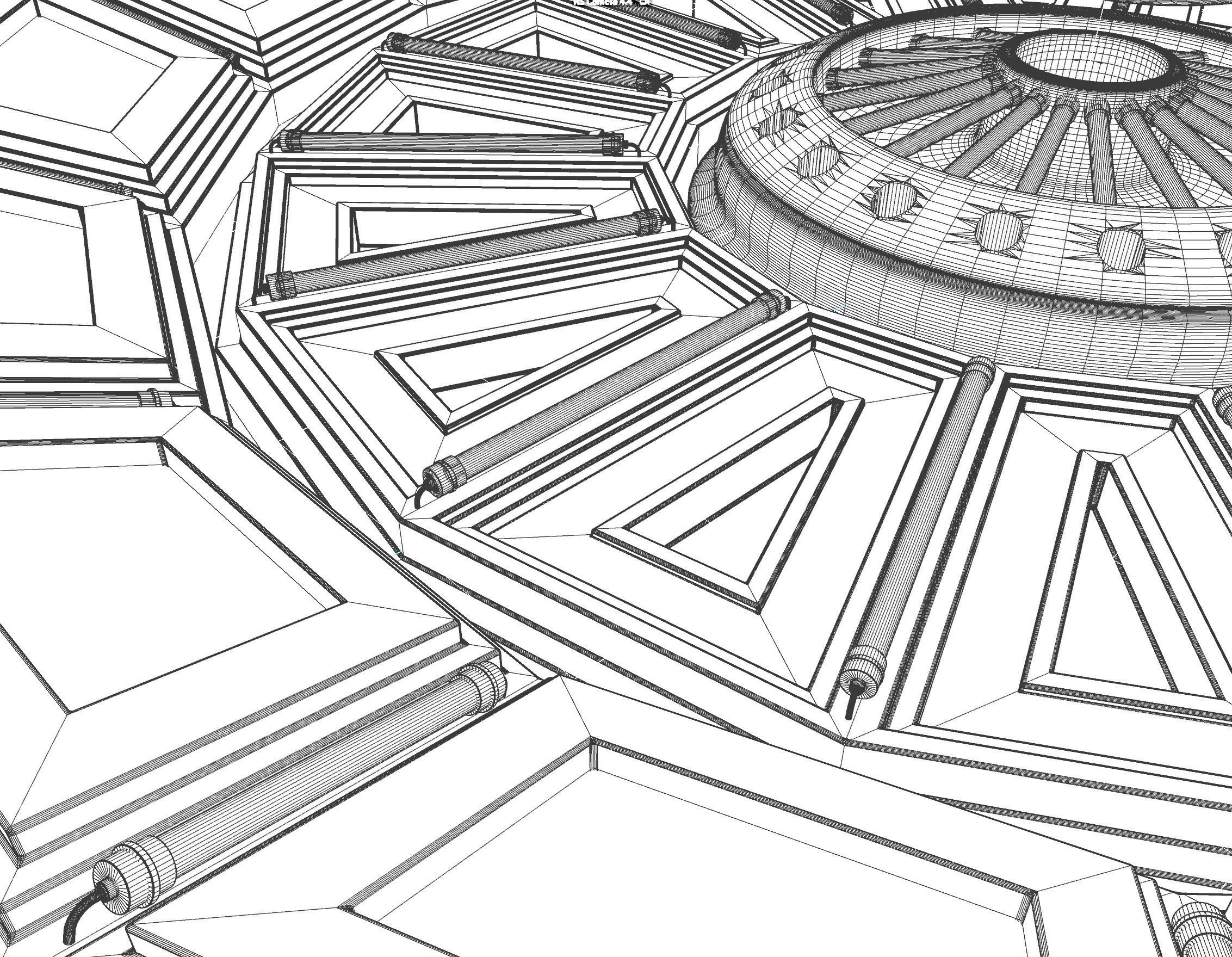 Futuristic Rugby Ball and Stage 3D model | CGTrader