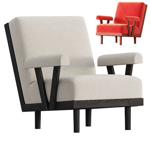 Howie Armchair 3D model | CGTrader