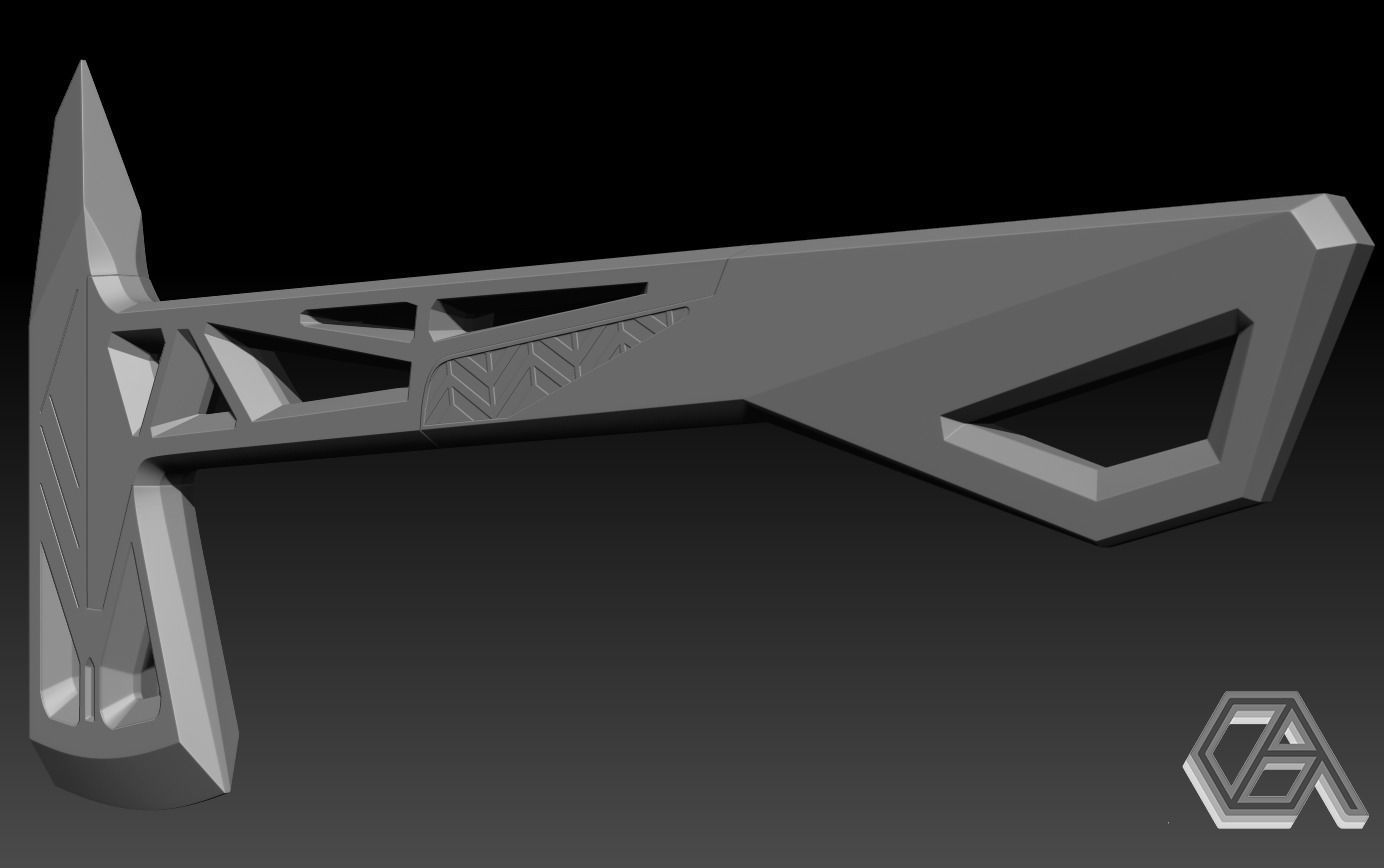 Valorant Prime Axe 3D model 3D printable | CGTrader