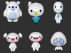 Chibi Character Pack 01 3D model 3D printable | CGTrader