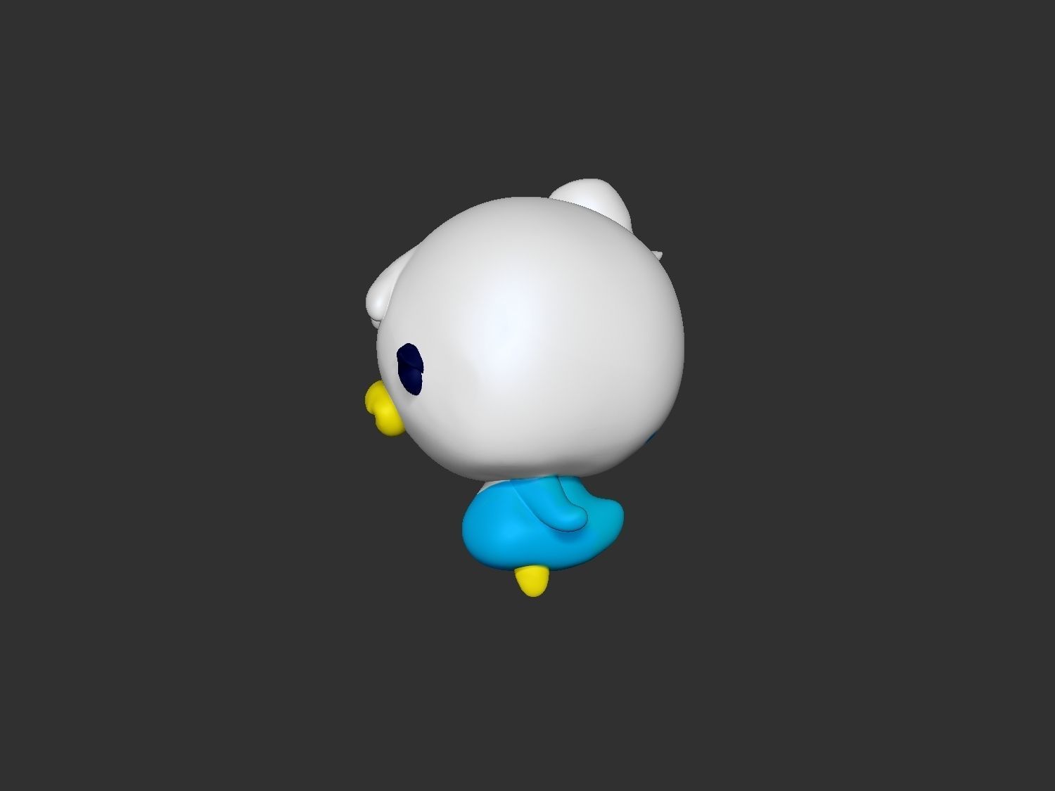 Chibi Character 002-Becky 3D model 3D printable | CGTrader