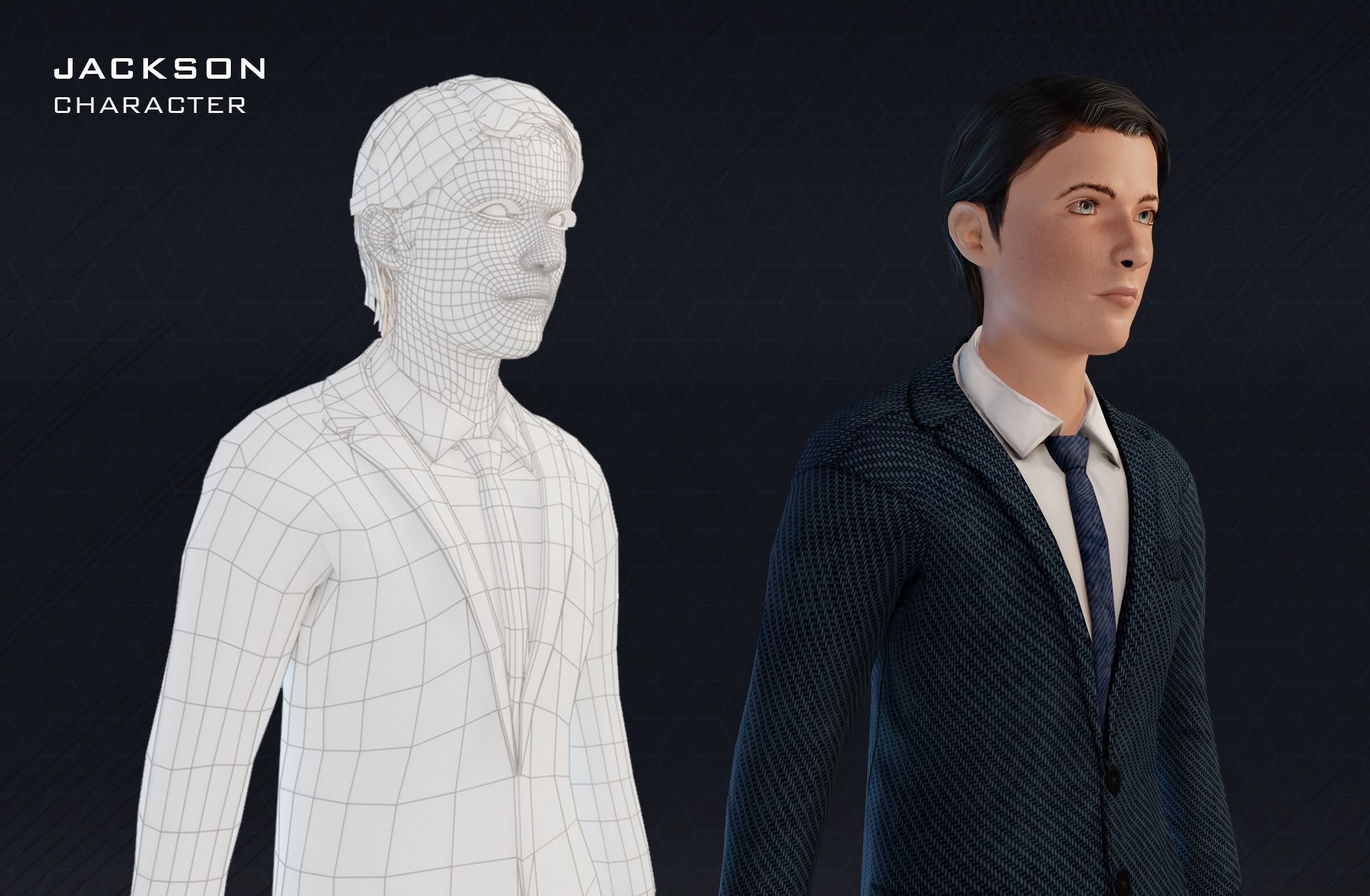 Character - Jackson 3D model rigged | CGTrader