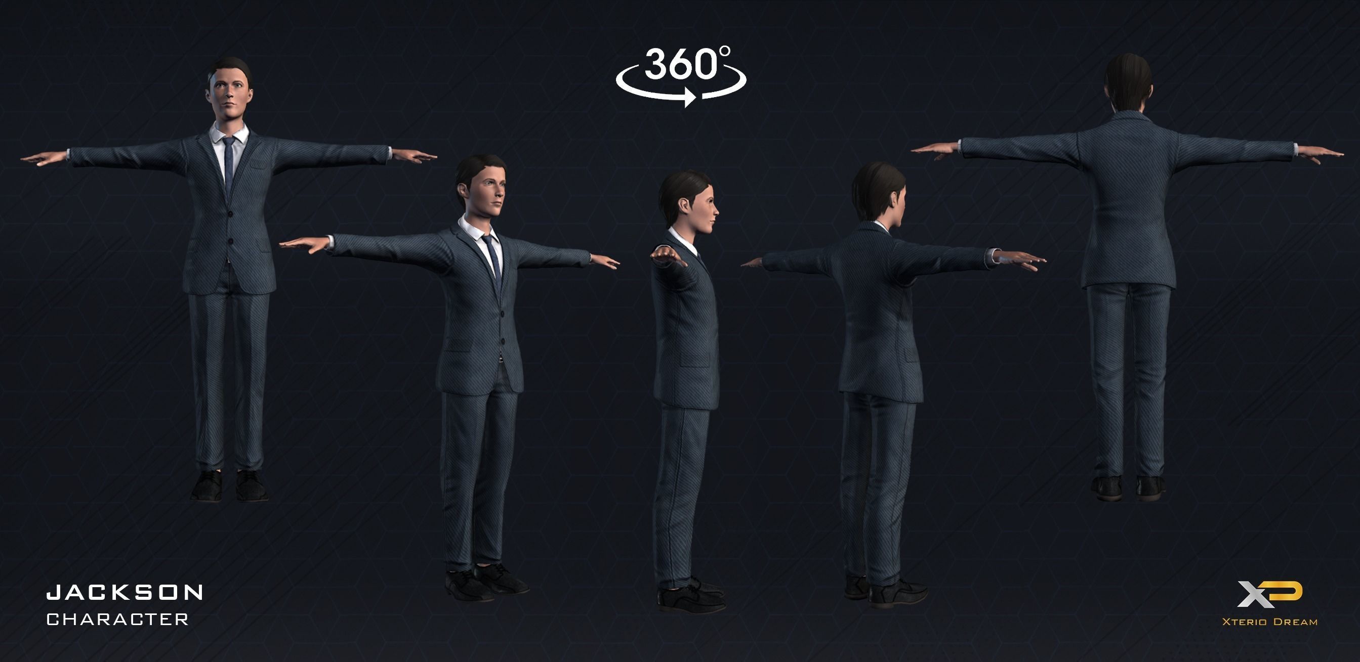 Character - Jackson 3D model rigged | CGTrader