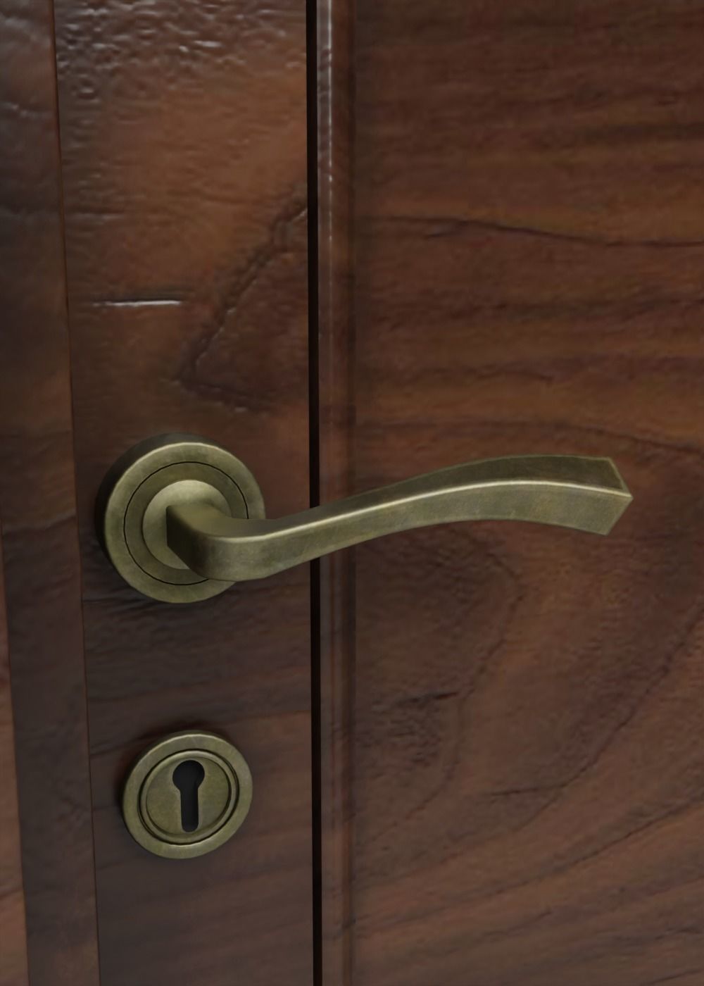 Wooden Door 4K Texture 3D model | CGTrader