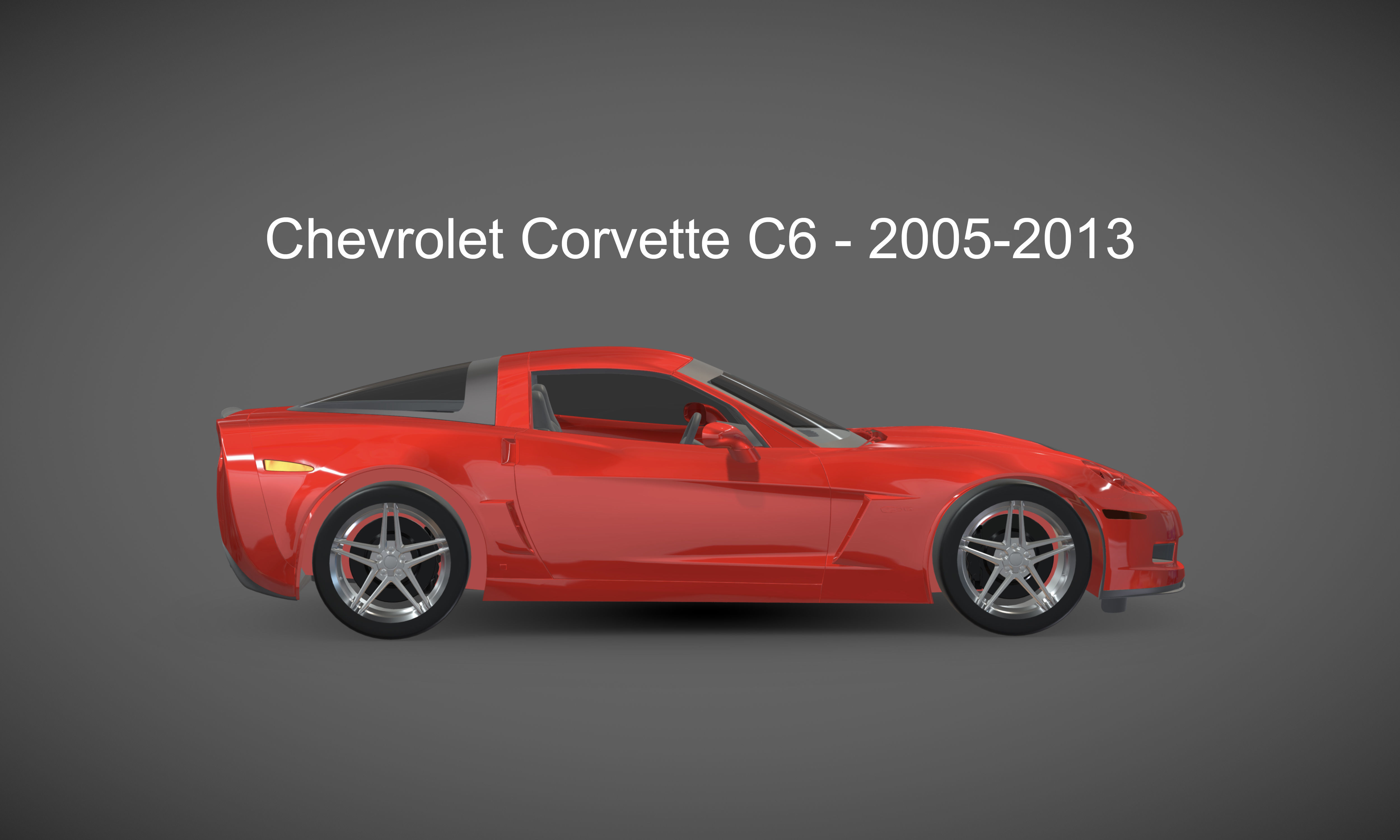 Chevrolet Corvette C6 - 2005-2013 3D model | CGTrader