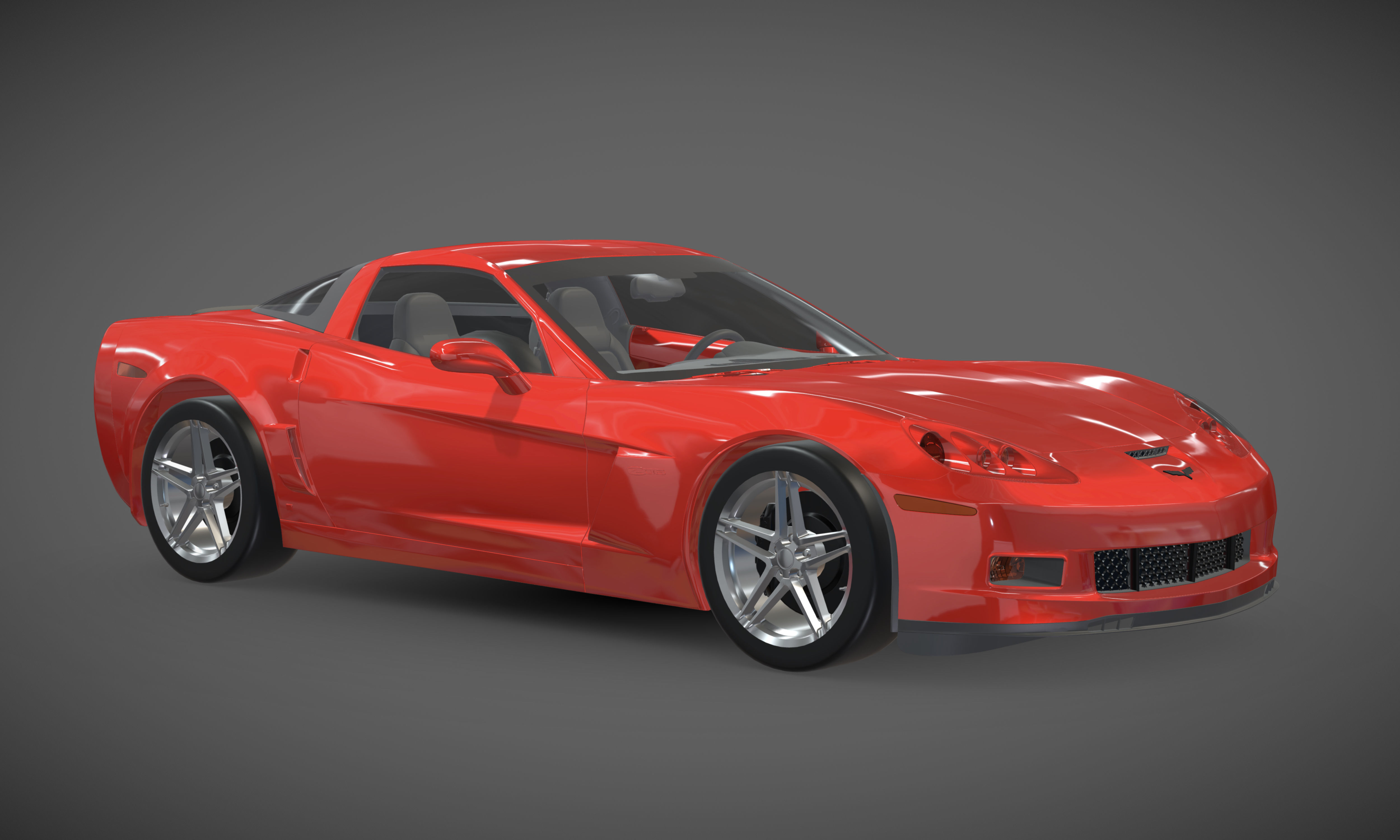 Chevrolet Corvette C6 - 2005-2013 3D model | CGTrader