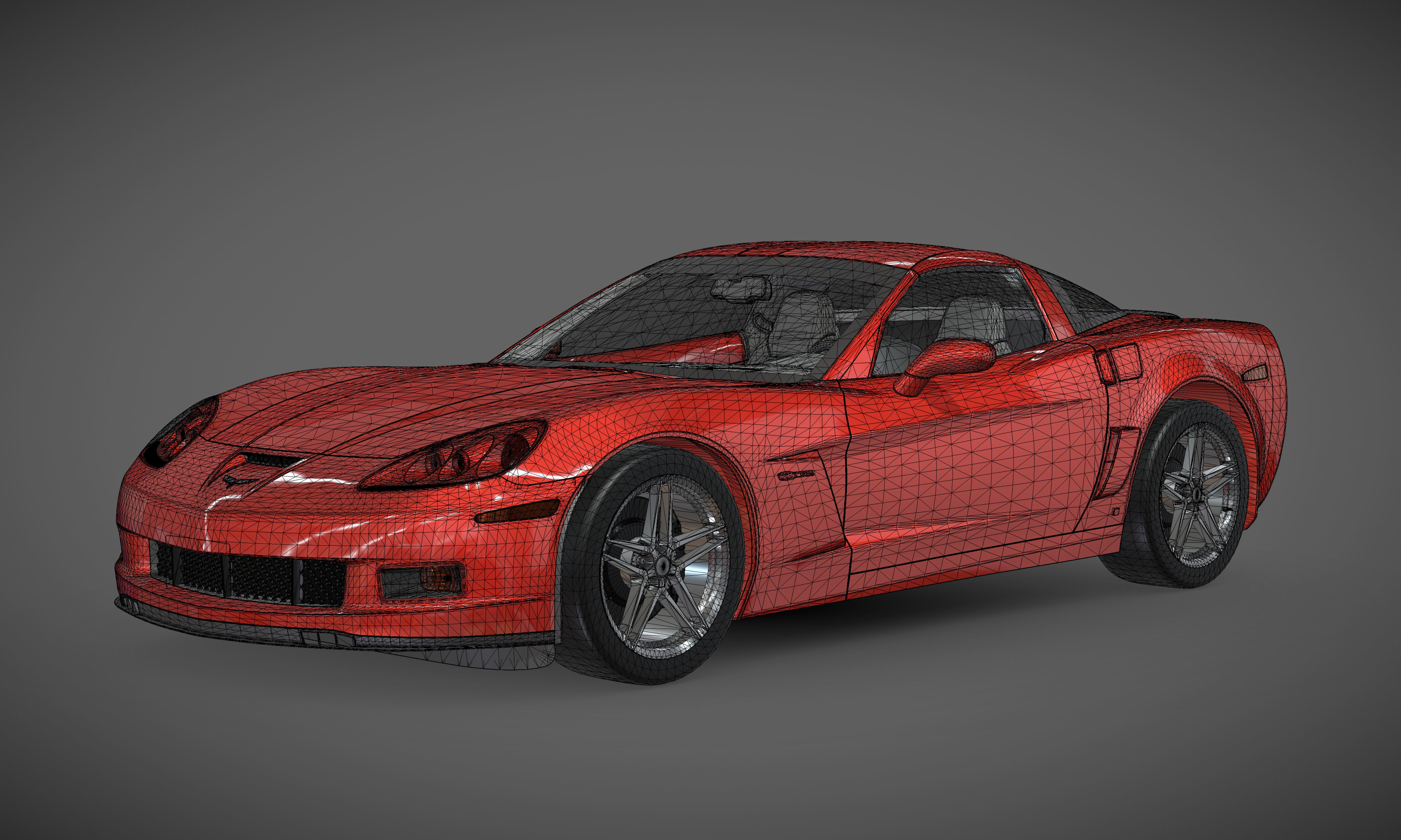 Chevrolet Corvette C6 - 2005-2013 3D model | CGTrader