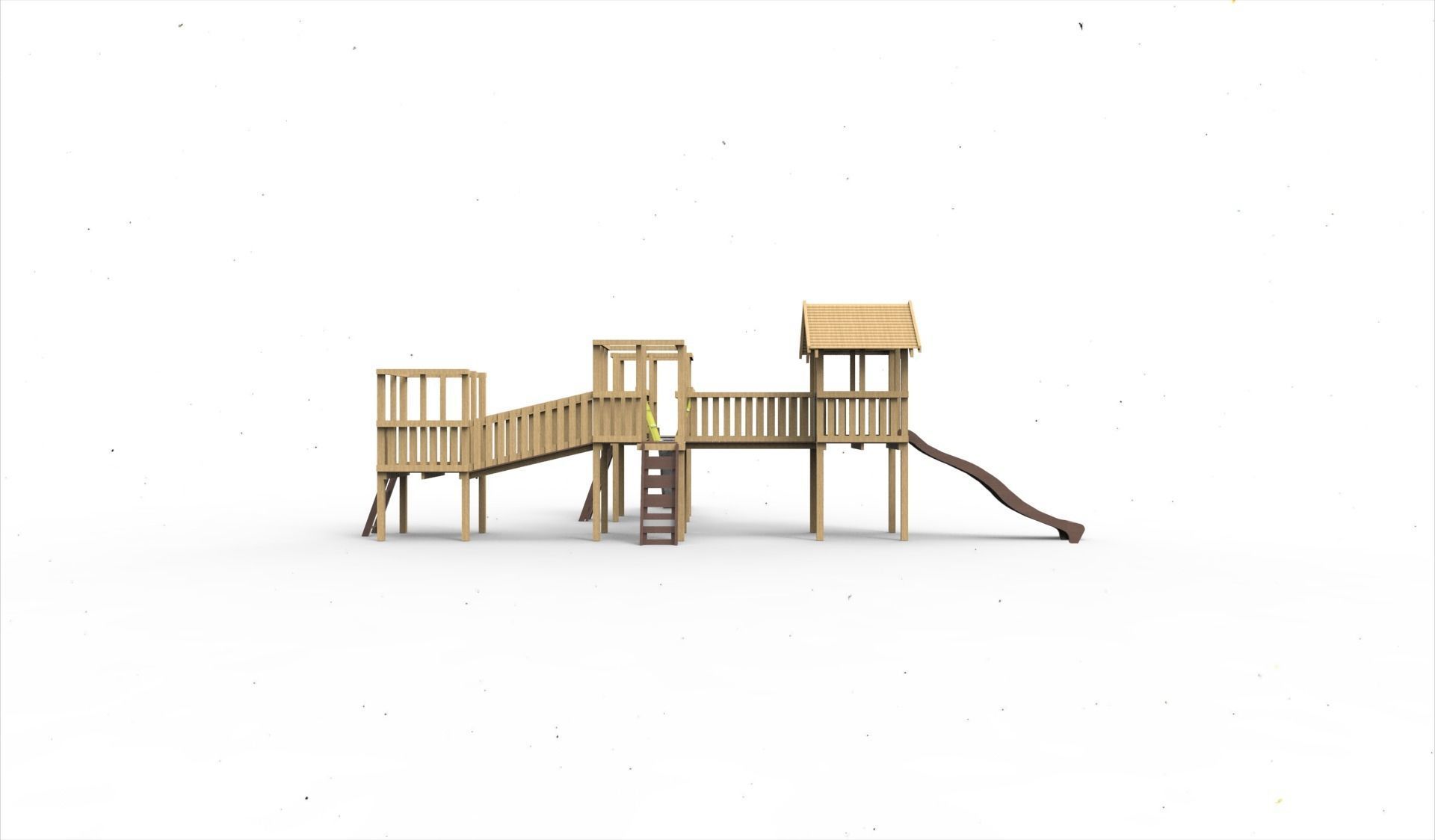 playground minimalist 3D model | CGTrader