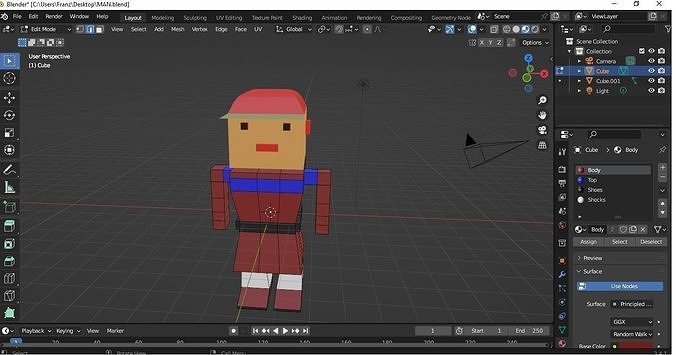 3D model low-poly game character VR / AR / low-poly | CGTrader