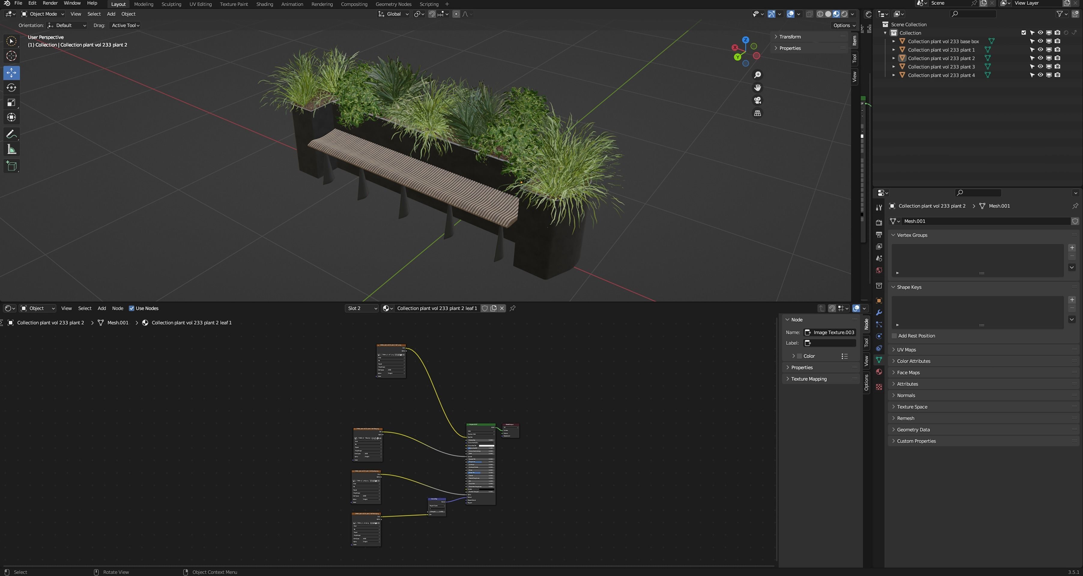 Collection plant vol 233 - blender model 3D model | CGTrader