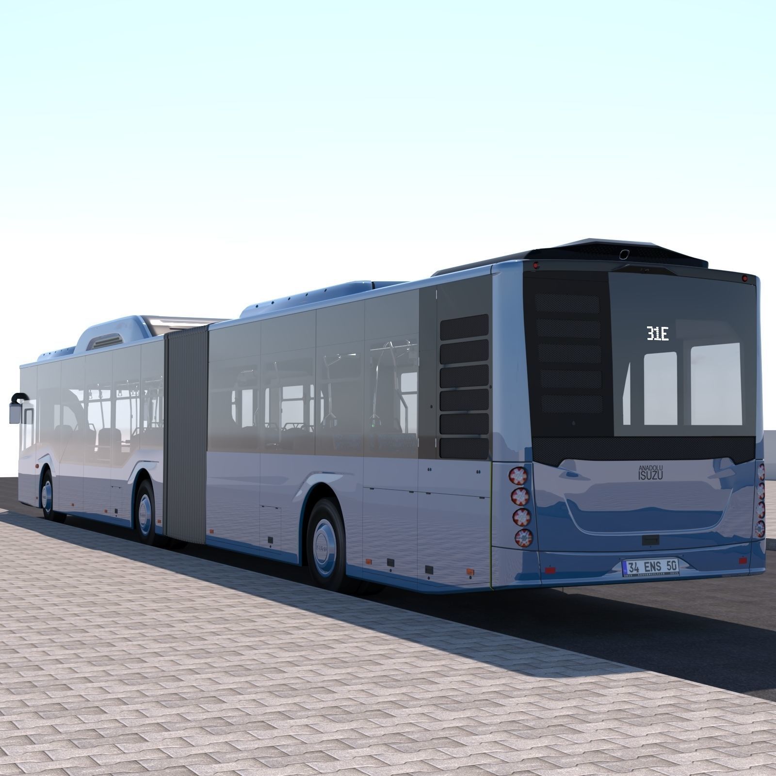 Isuzu Citiport 18 CNG 3D model | CGTrader