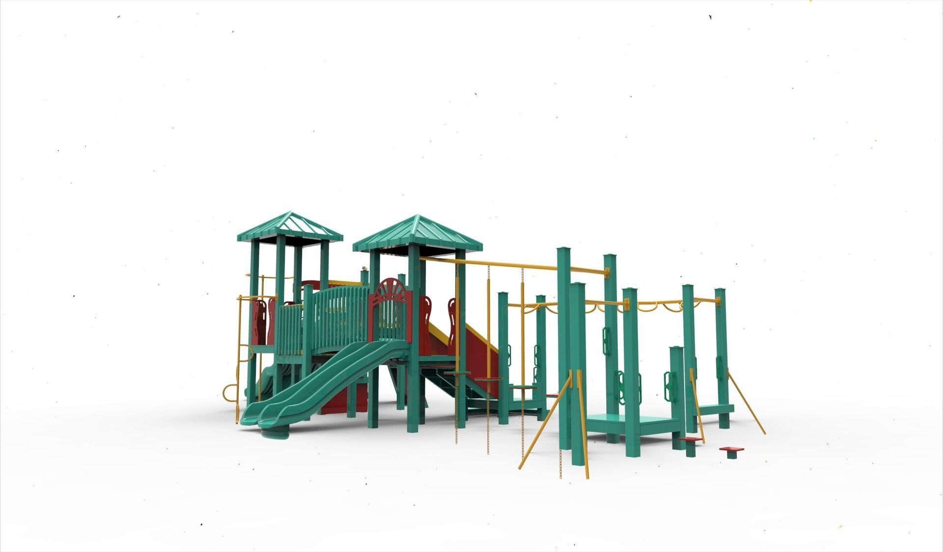 playground minimalist 3D model | CGTrader
