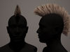 3D model Real time mohawk hair VR / AR / low-poly | CGTrader
