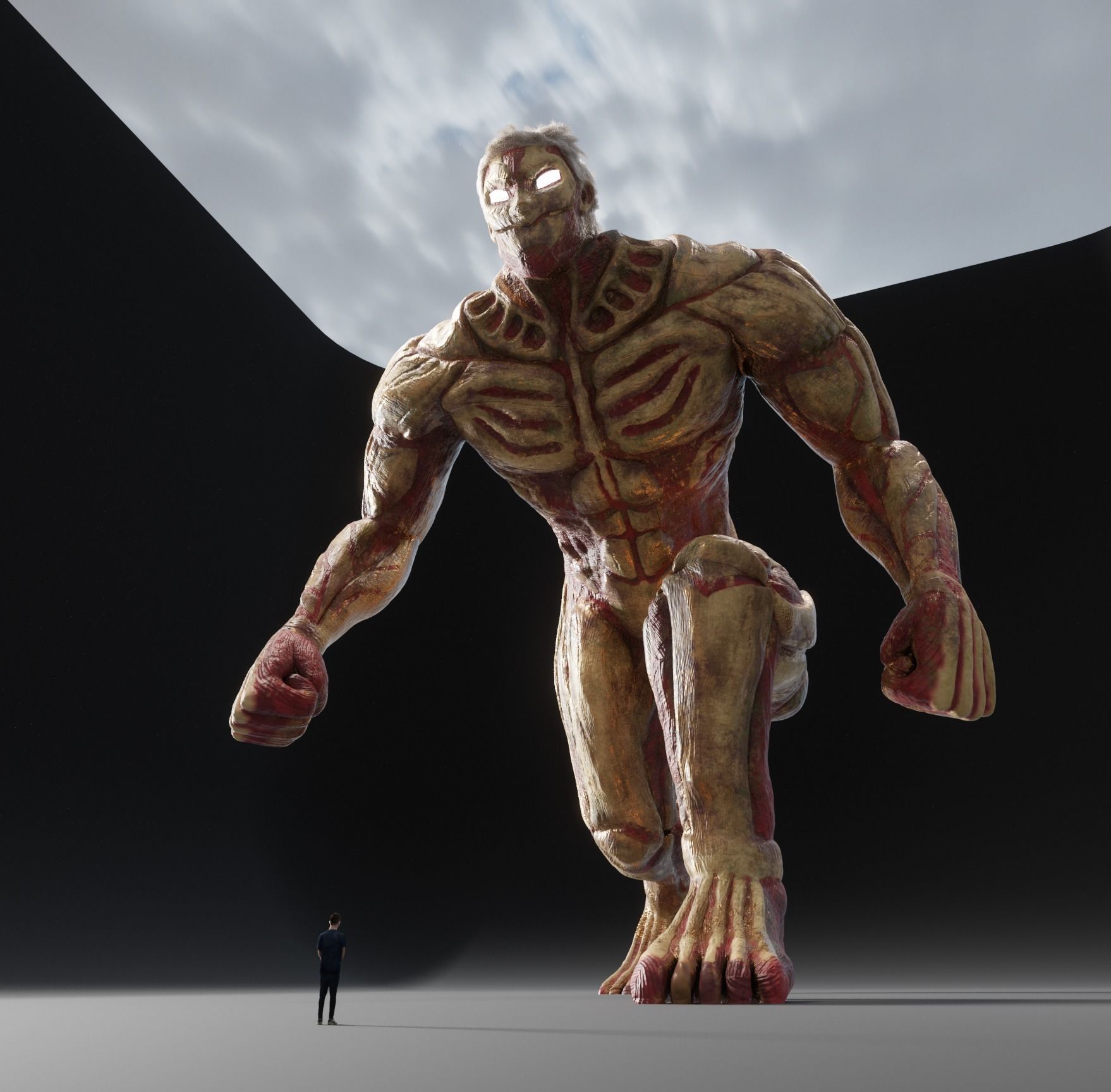 3D model Armour Titan - Attack on Titan 3D model realistic Blender ...