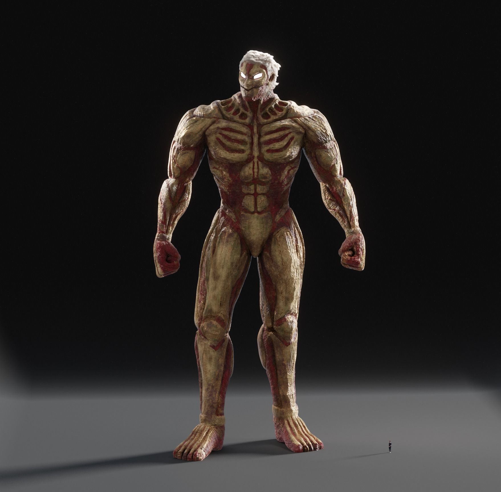 3D model Armour Titan - Attack on Titan 3D model realistic Blender ...