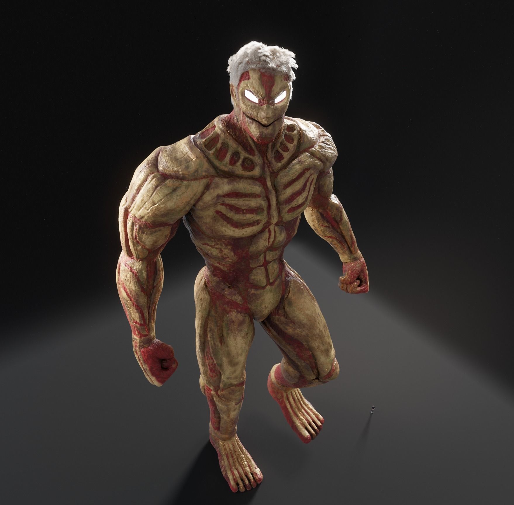 3D model Armour Titan - Attack on Titan 3D model realistic Blender ...