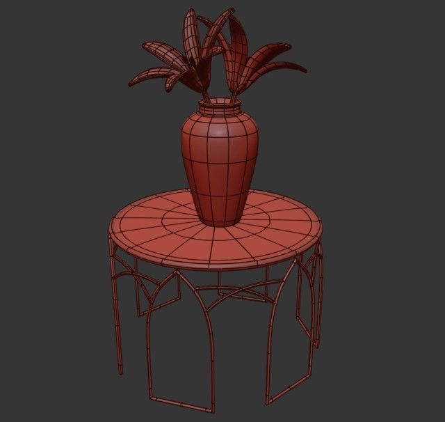 3D model Flower Vase VR / AR / low-poly | CGTrader