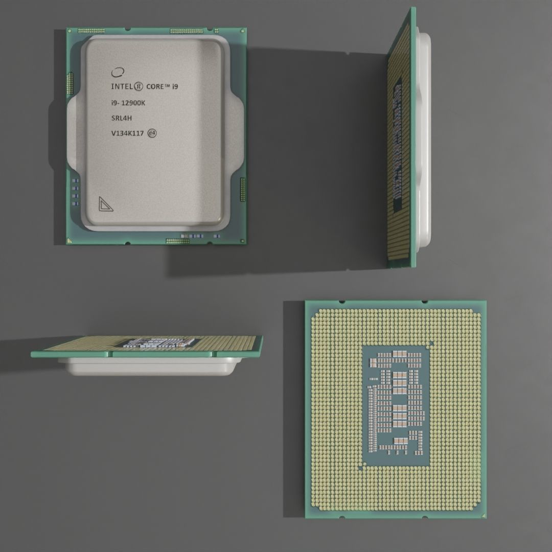 3D model cpu intel core i9 12900k VR / AR / low-poly | CGTrader