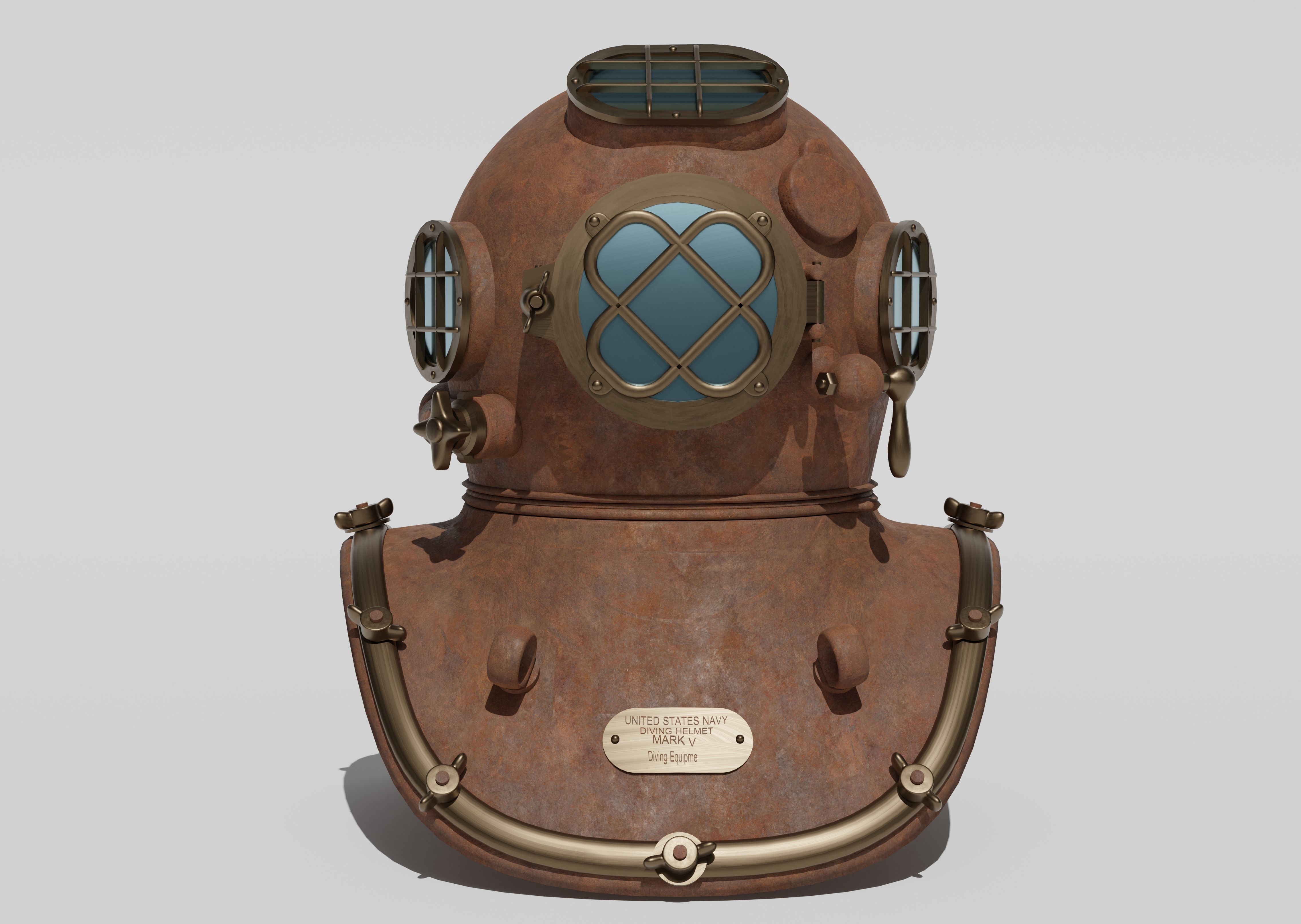 Underwater Scuba Diving Helmet 3d model for 3D print 3D model 3D ...
