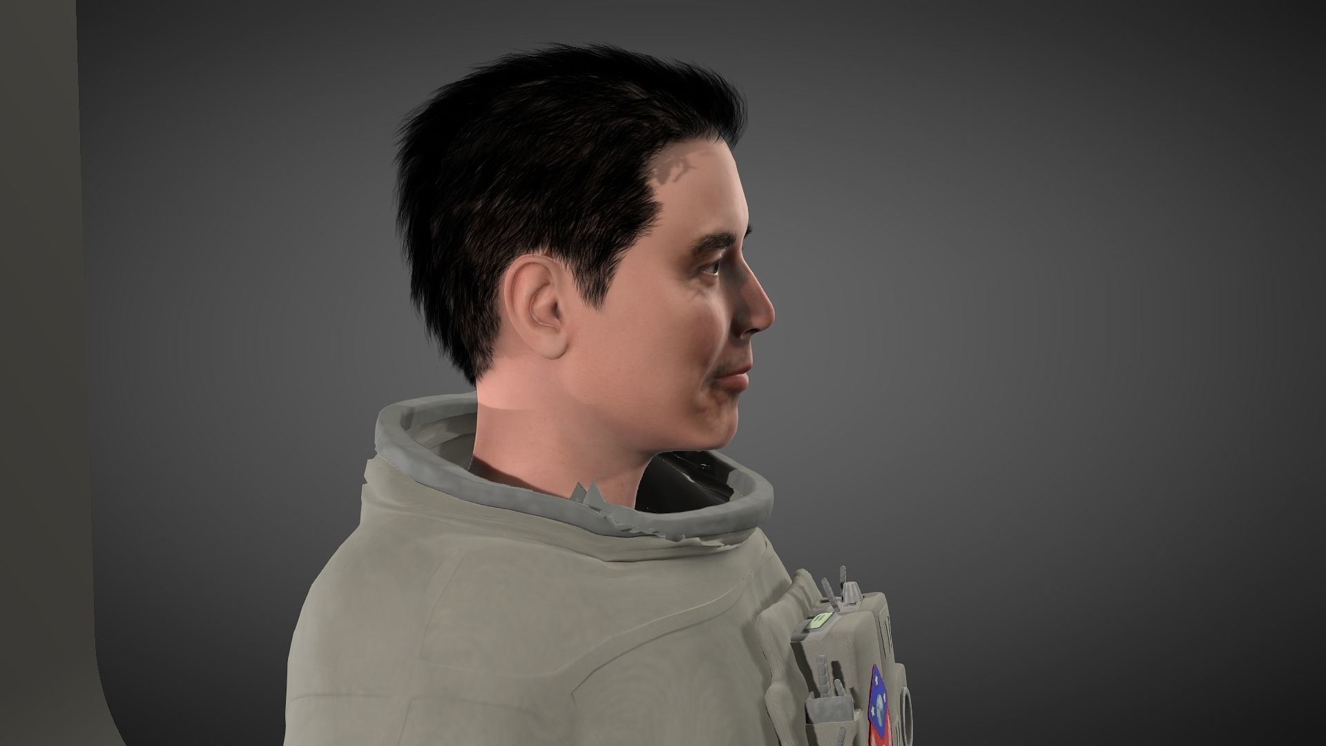 3D model Elon Musk as Astronaut VR / AR / low-poly | CGTrader