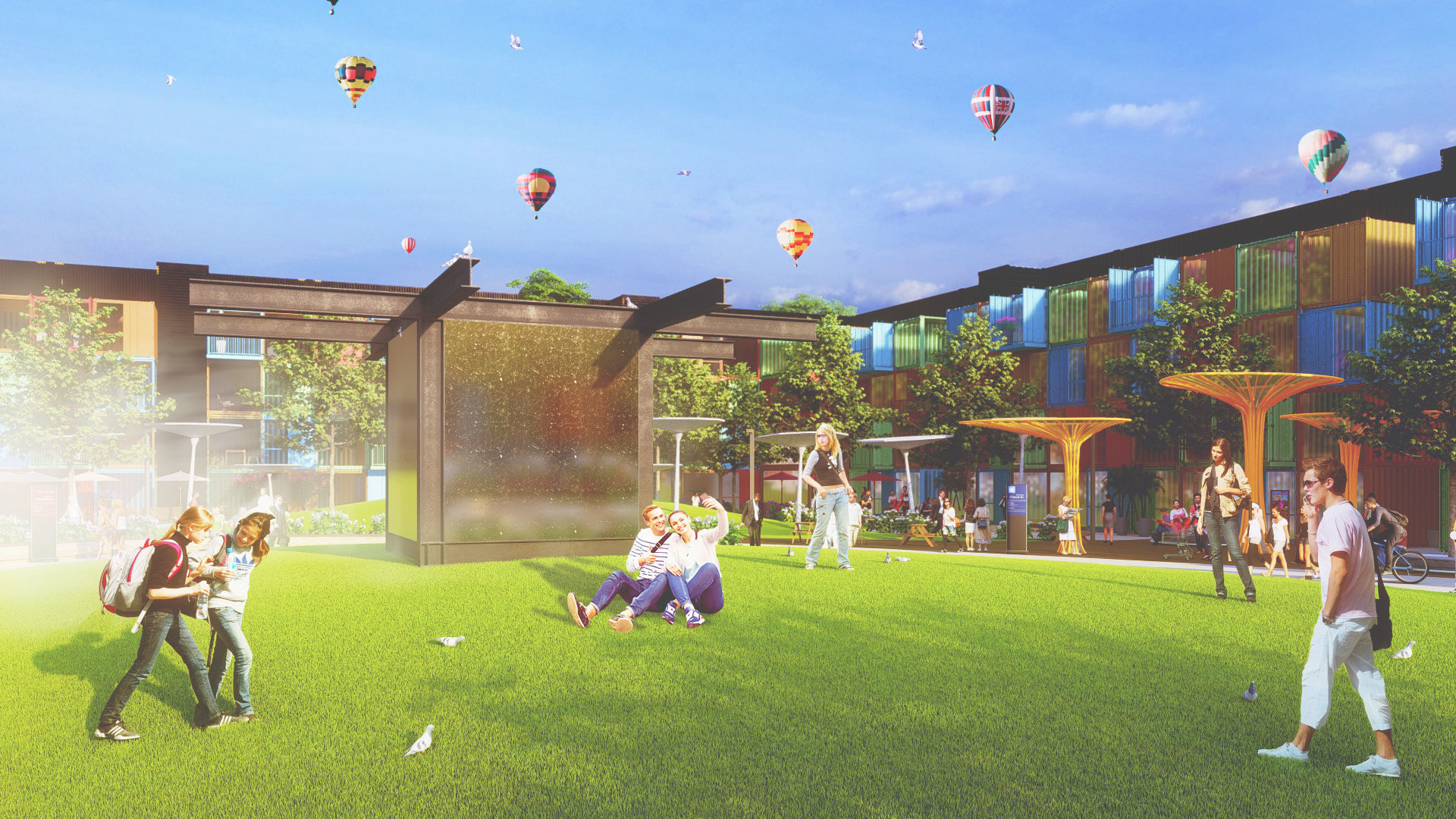 Futuristic Container Design Sketchup Lumion9 3D model | CGTrader