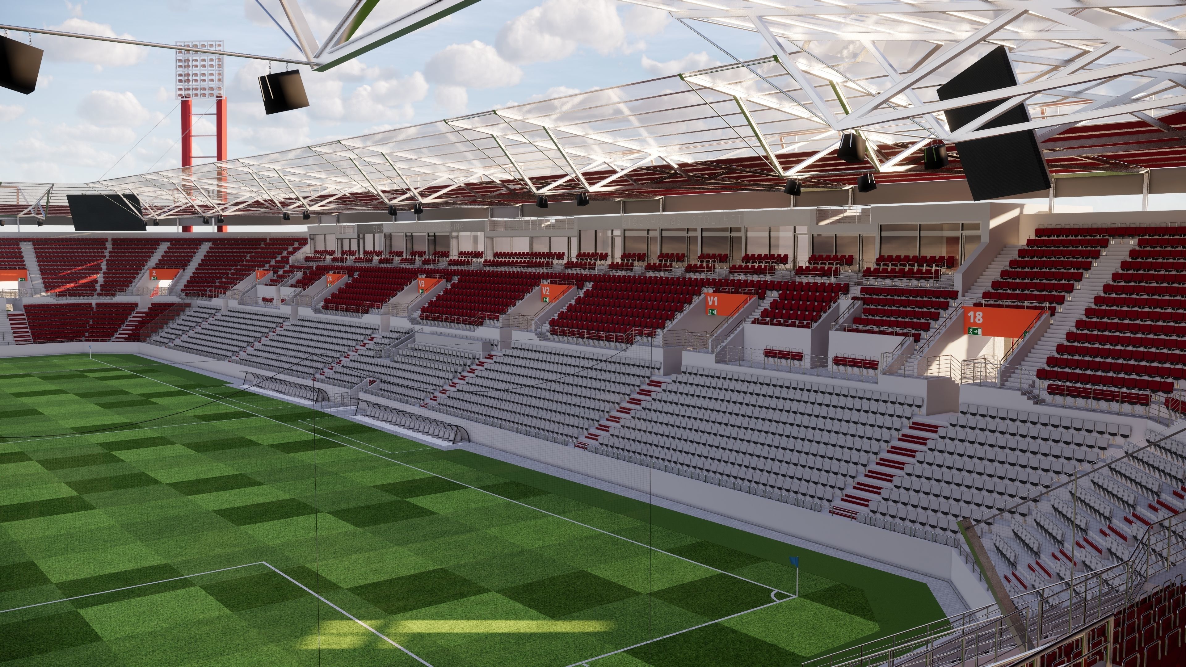 Stadium Sketchup Enscape 3D model | CGTrader