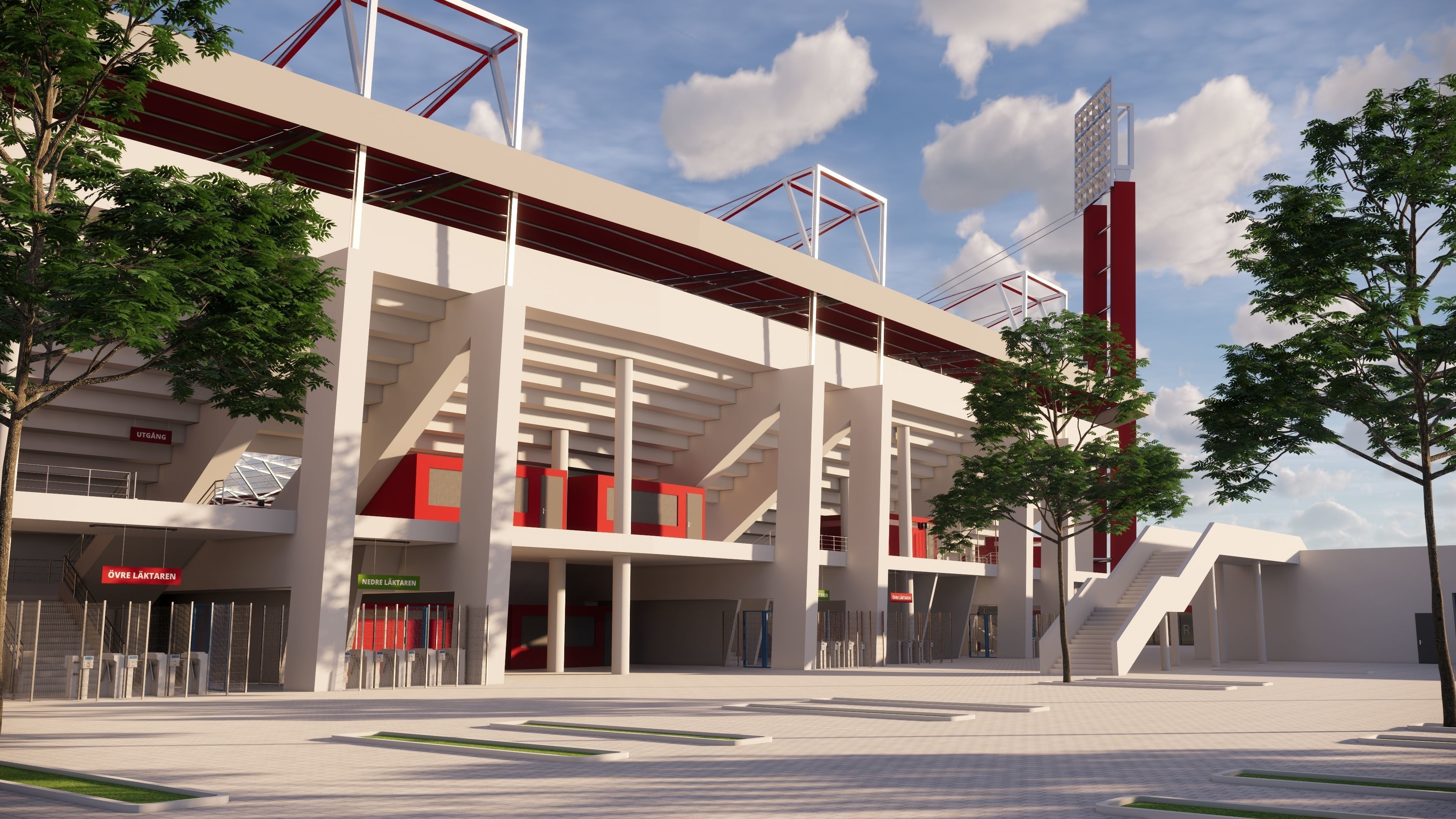 Stadium Sketchup Enscape 3D model | CGTrader
