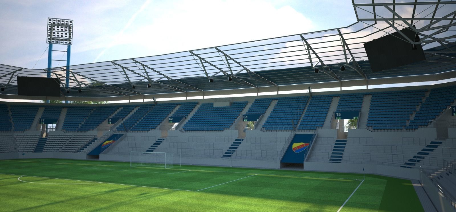Stadium Sketchup Enscape 3D model | CGTrader