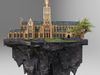 Flying Castle island 3D model | CGTrader