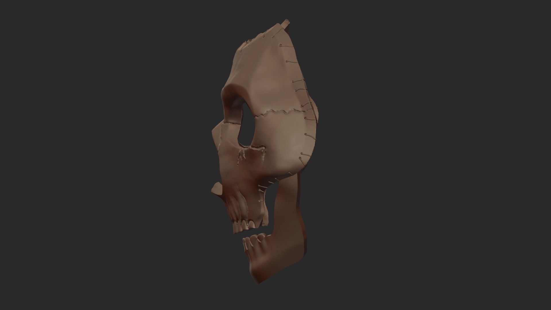 NEW PRINTABLE COD GHOST MASK STL 3D model 3D printable | CGTrader