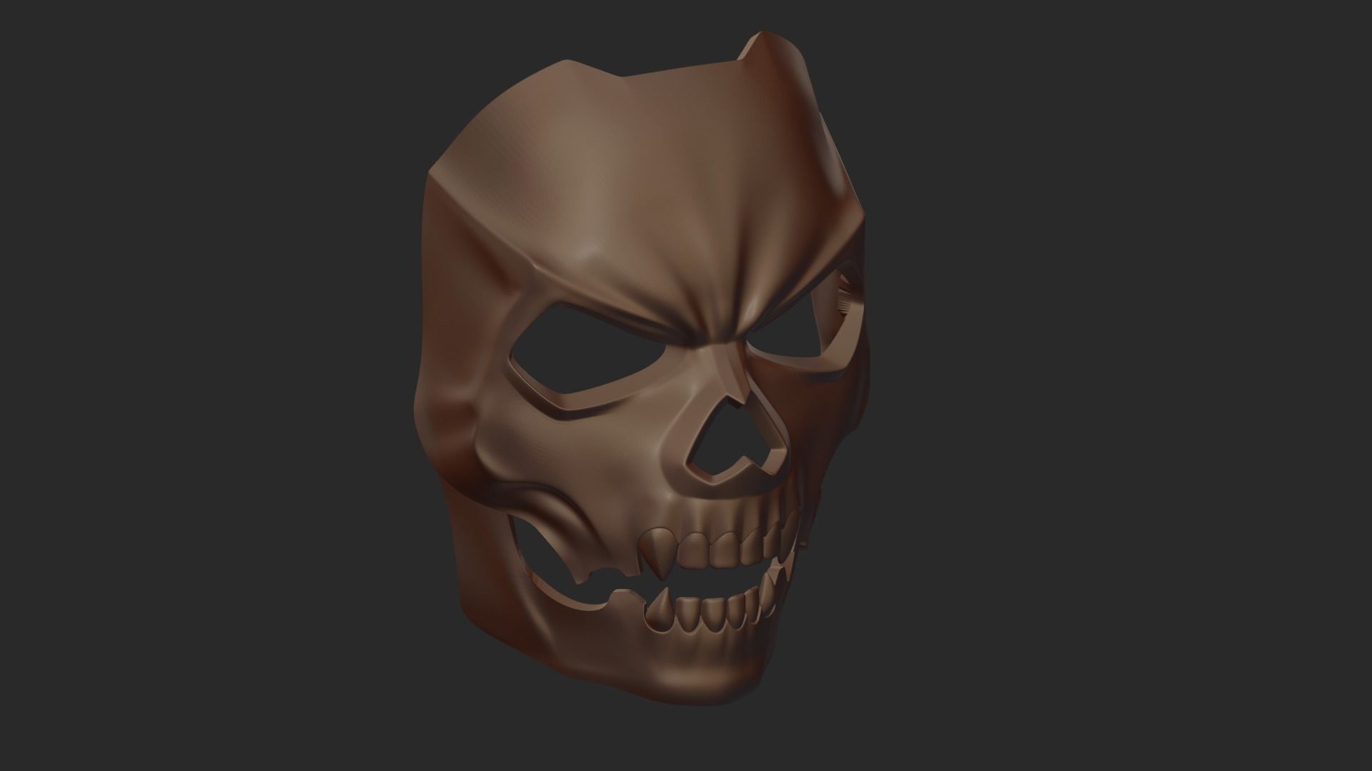 NEW PRINTABLE COD GHOST MASK STL 3D model 3D printable | CGTrader