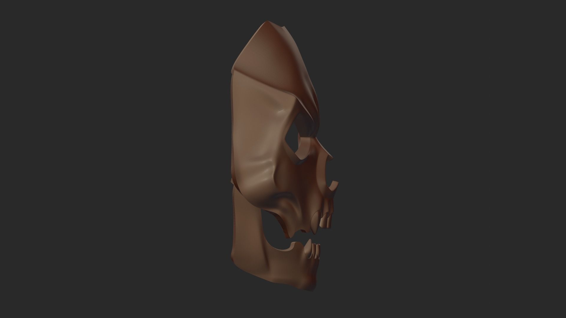 NEW PRINTABLE COD GHOST MASK STL 3D model 3D printable | CGTrader