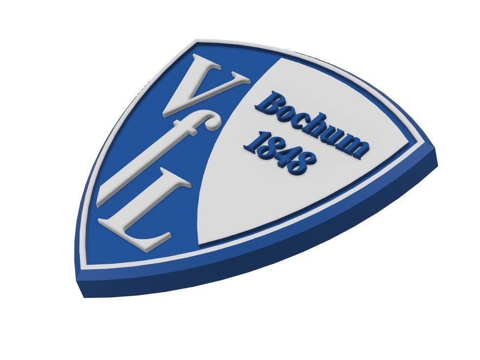 VFL Bochum Wall Sign 3D model 3D printable | CGTrader