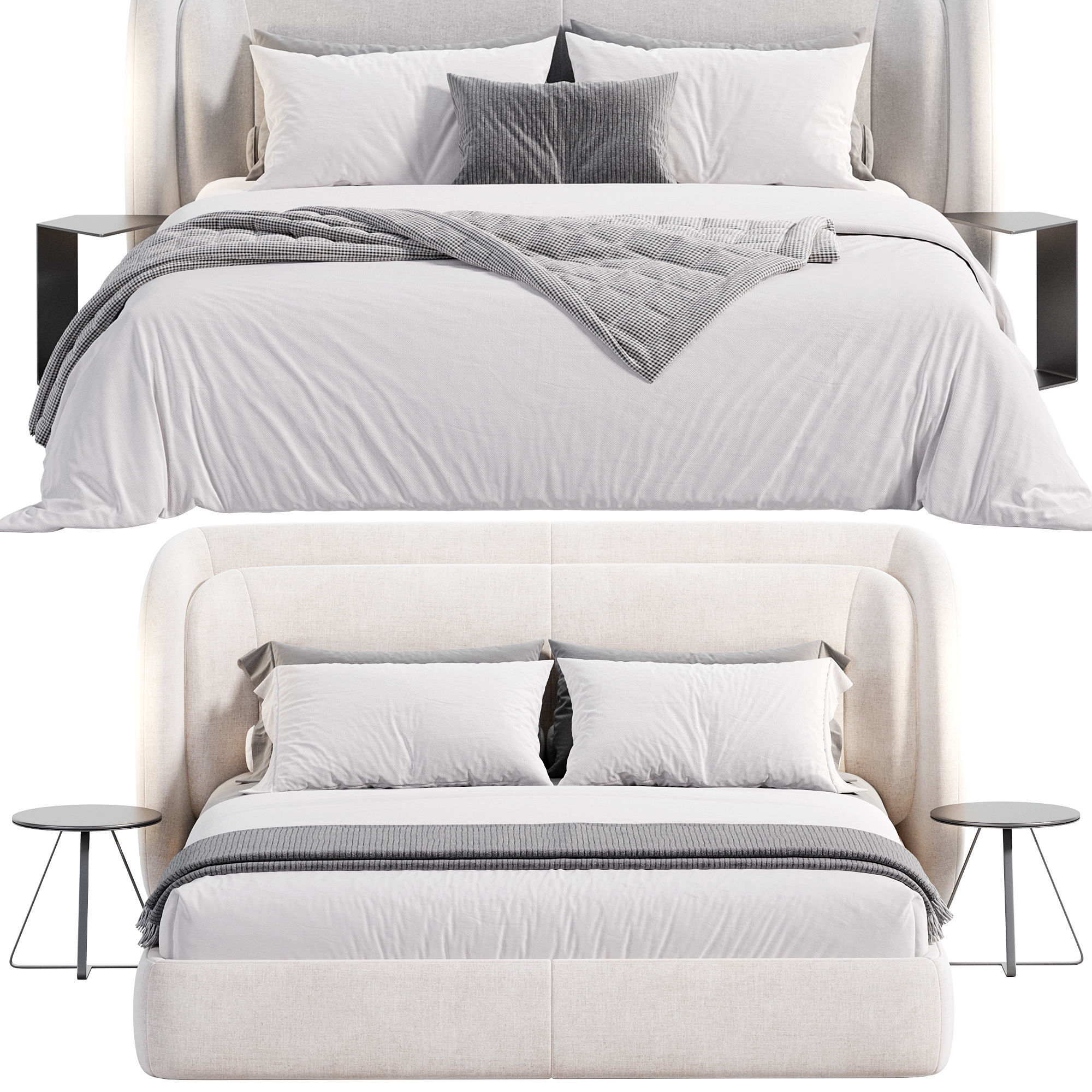 Nora bed by Ana Roque 3D model | CGTrader