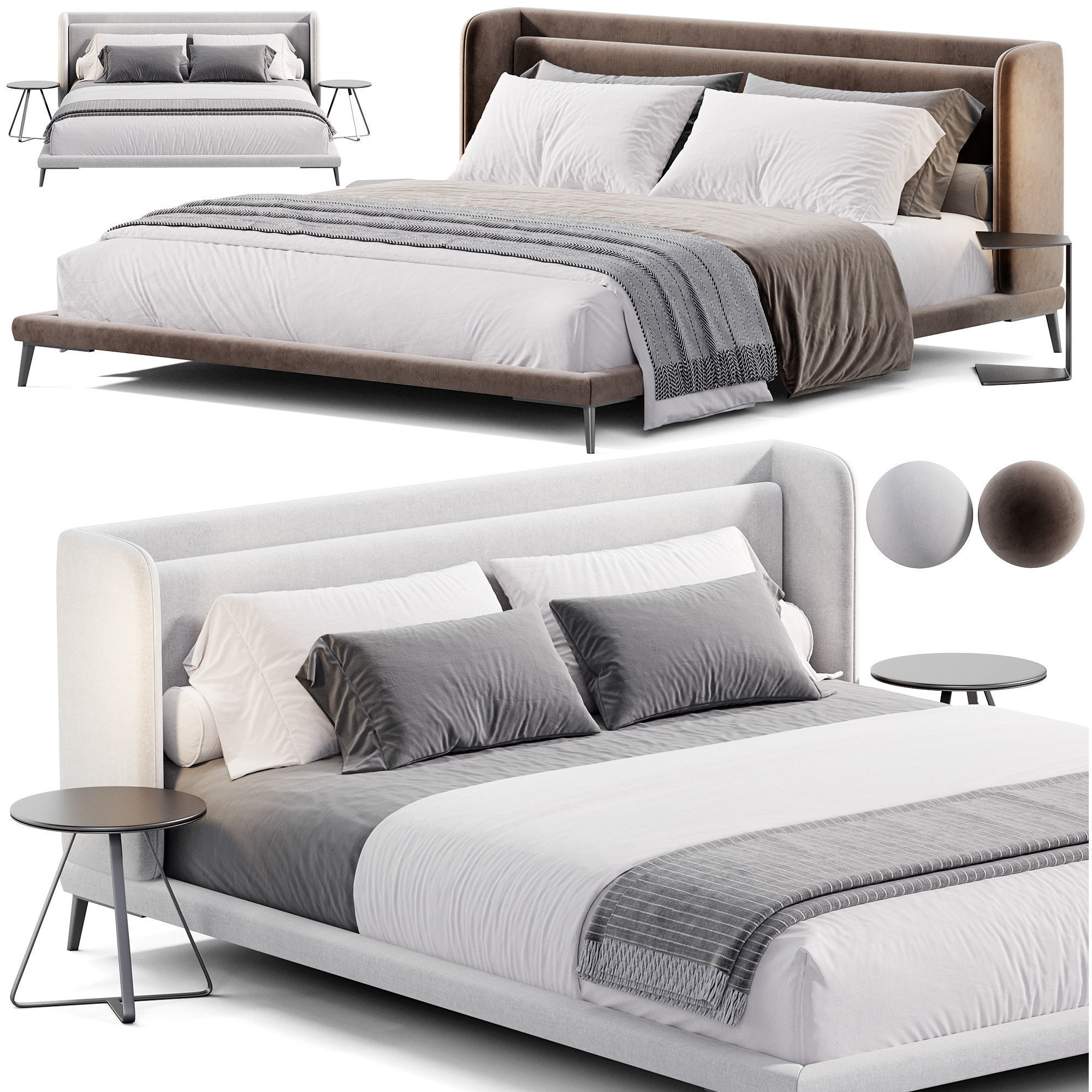Austin Bed by BoConcept 3D model | CGTrader