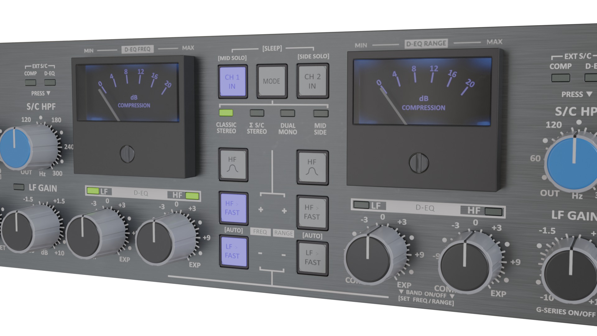SSL The Bus Plus Compressor 3D model | CGTrader
