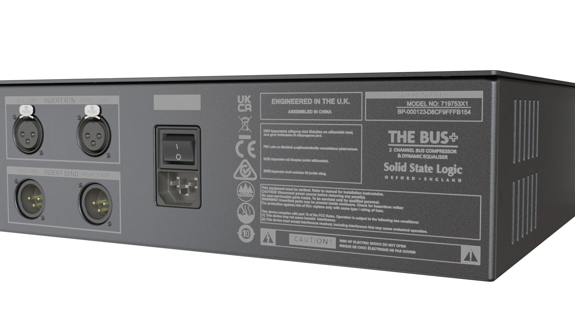 SSL The Bus Plus Compressor 3D model | CGTrader