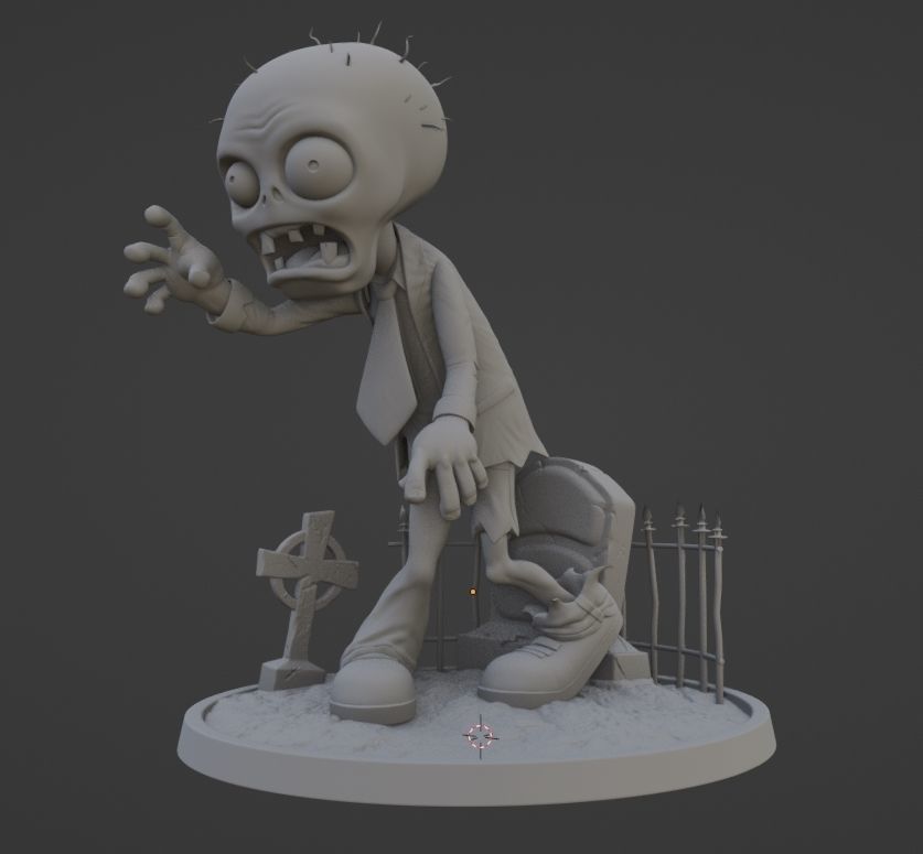 Zombie 3D model 3D printable | CGTrader