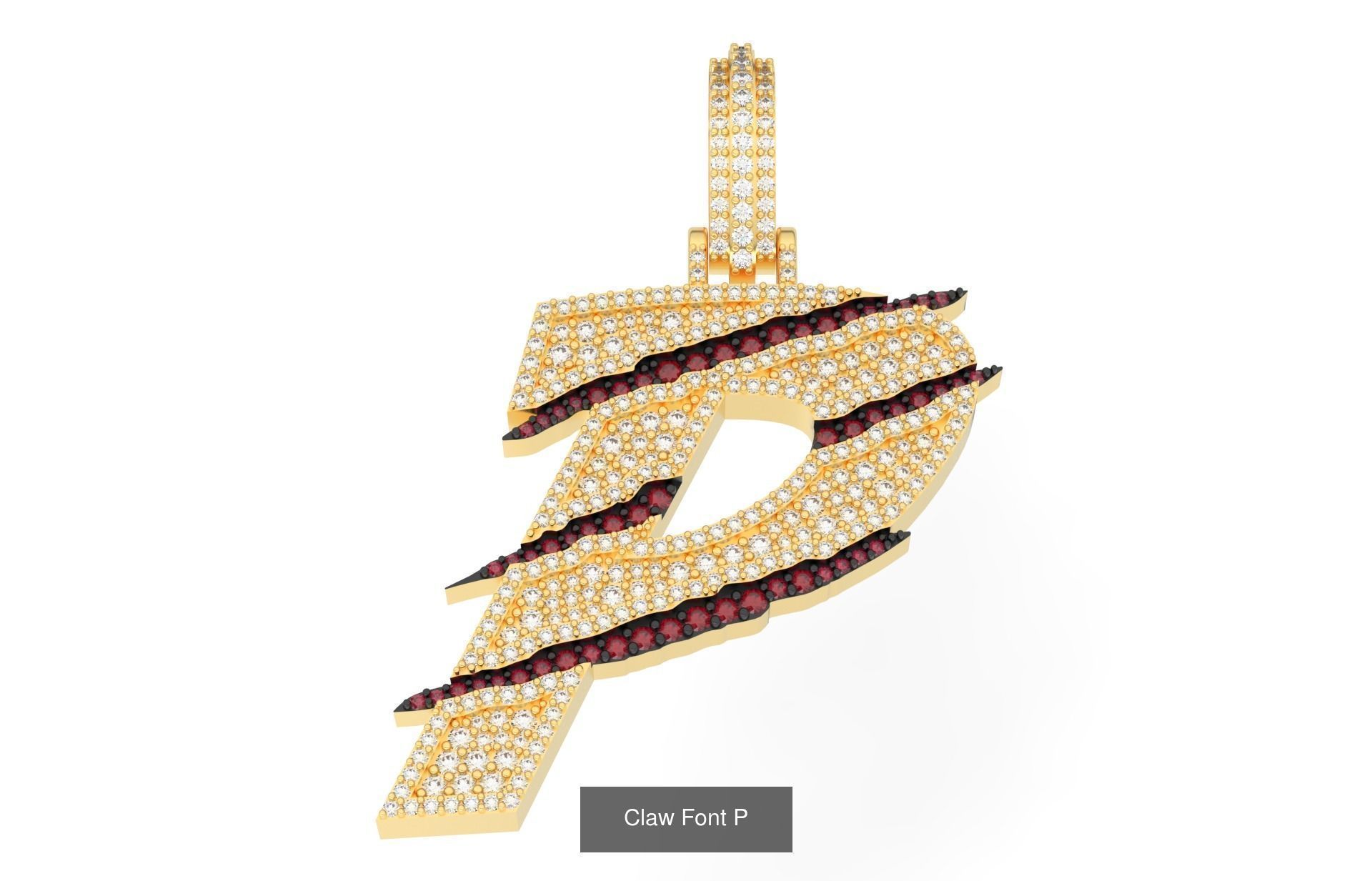 A-Z Tiger Claw Alphabet 3D Model Collection | CGTrader