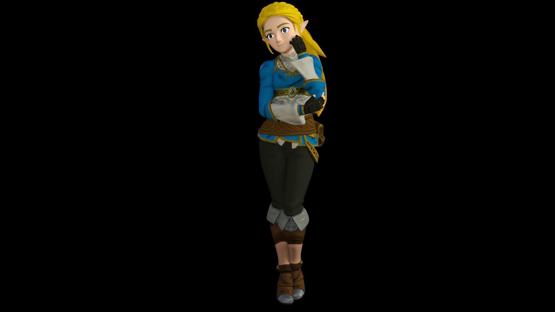 3D model Zeld BotW VR / AR / low-poly | CGTrader