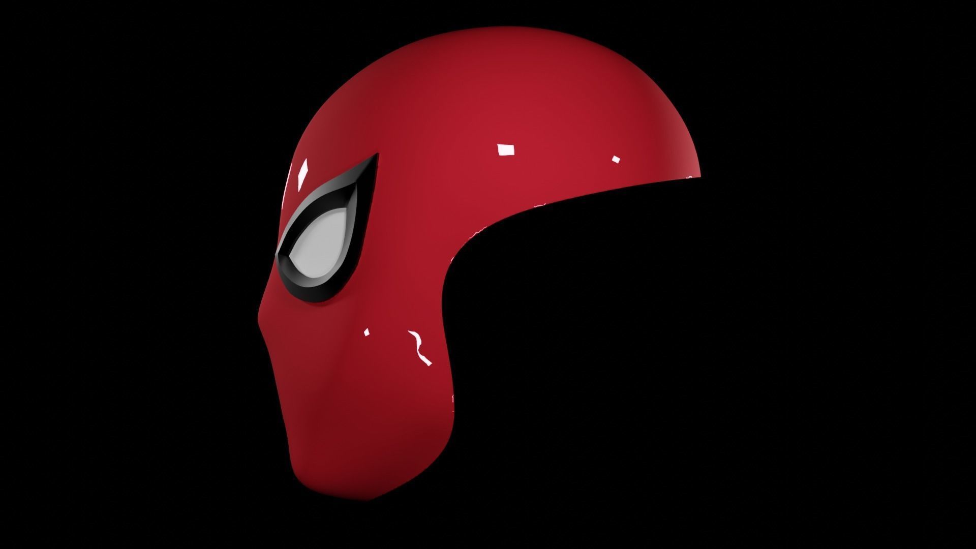 SPIDERMAN FACESHELL HOMECOMING 3D model 3D printable | CGTrader