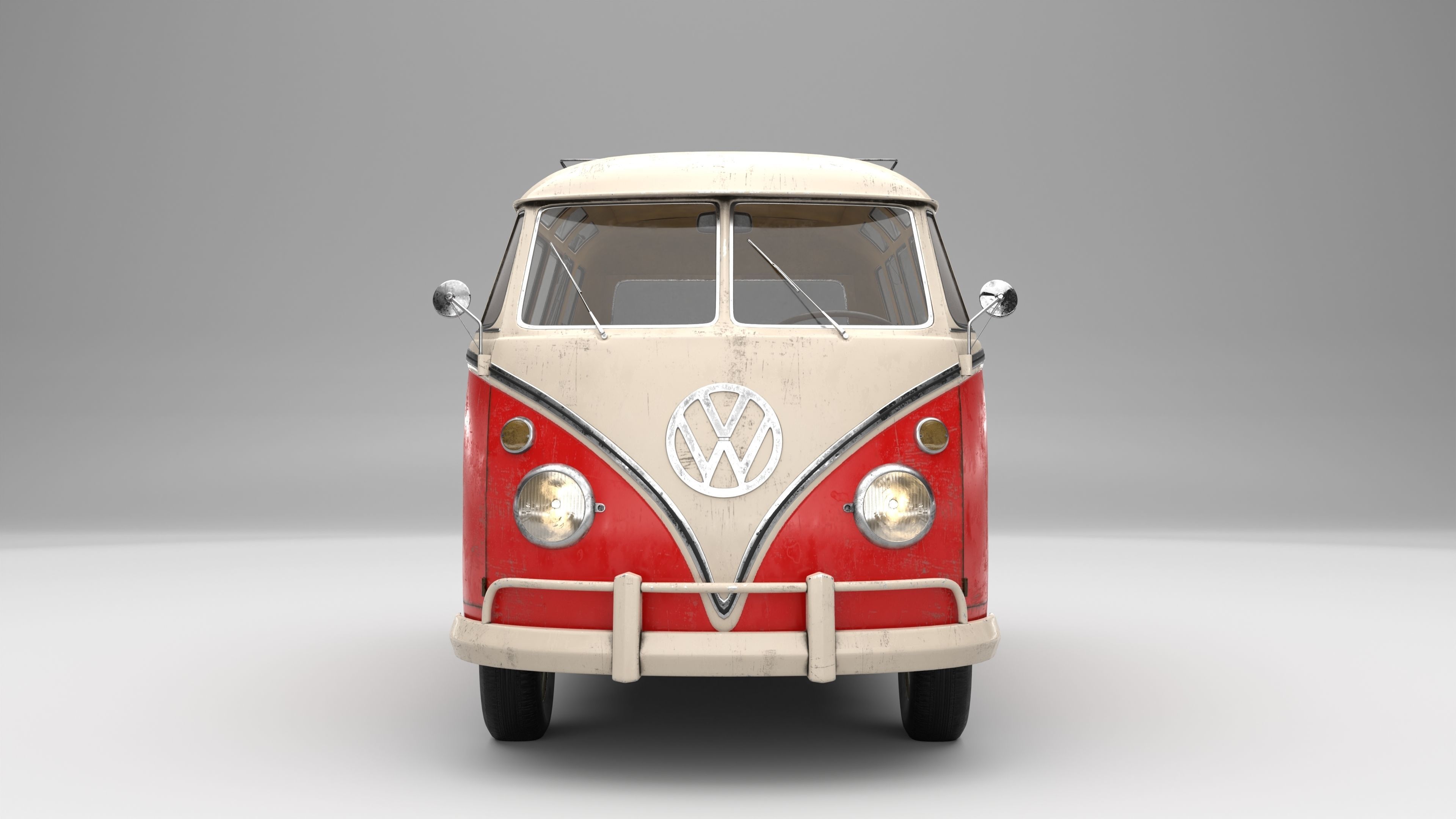 Volkswagen-T1 3D model | CGTrader