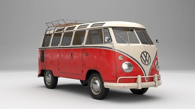 Volkswagen-T1 3D model | CGTrader