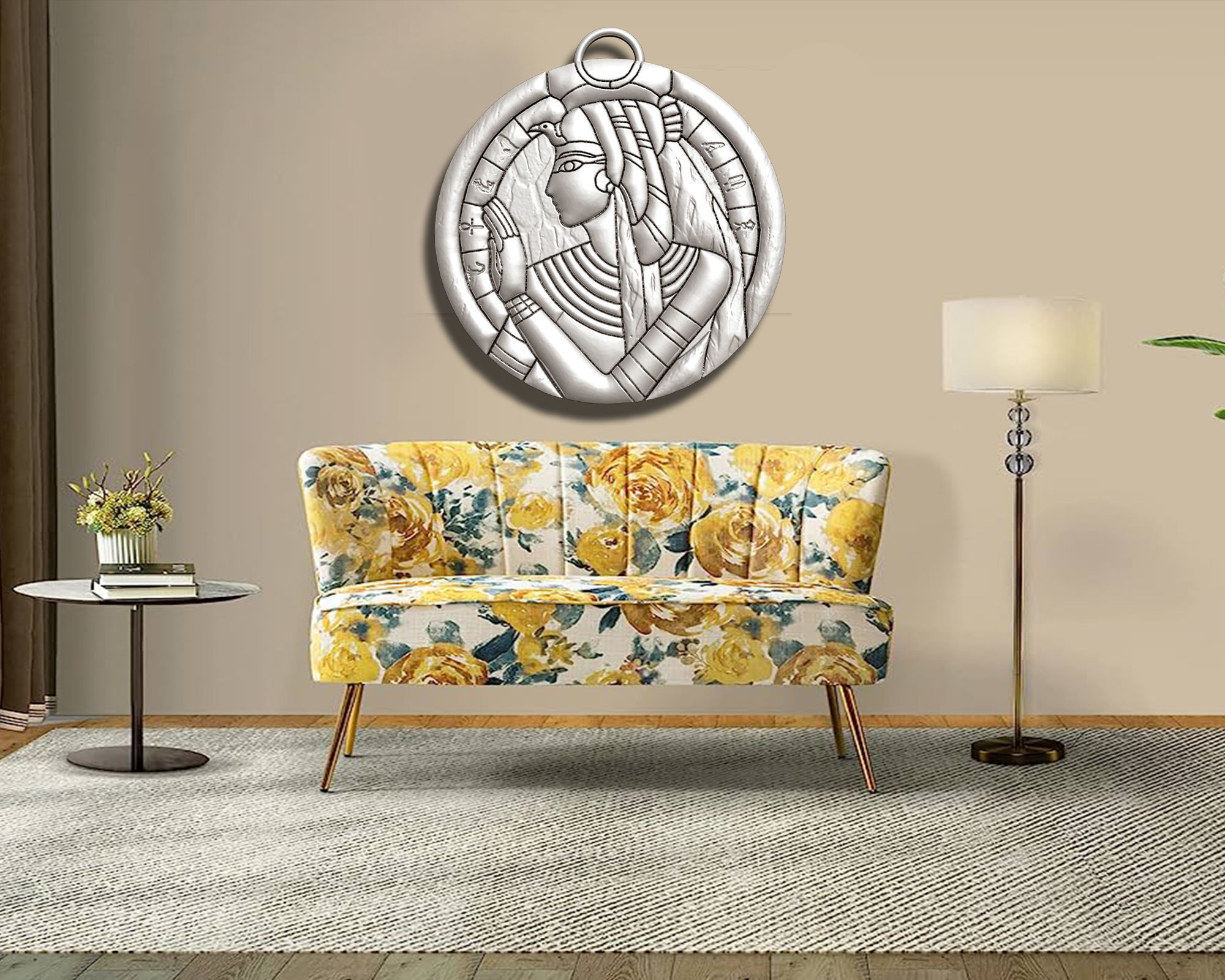 CLEOPATRA Queen STL Reliefs for CNC Router 3D model 3D printable | CGTrader