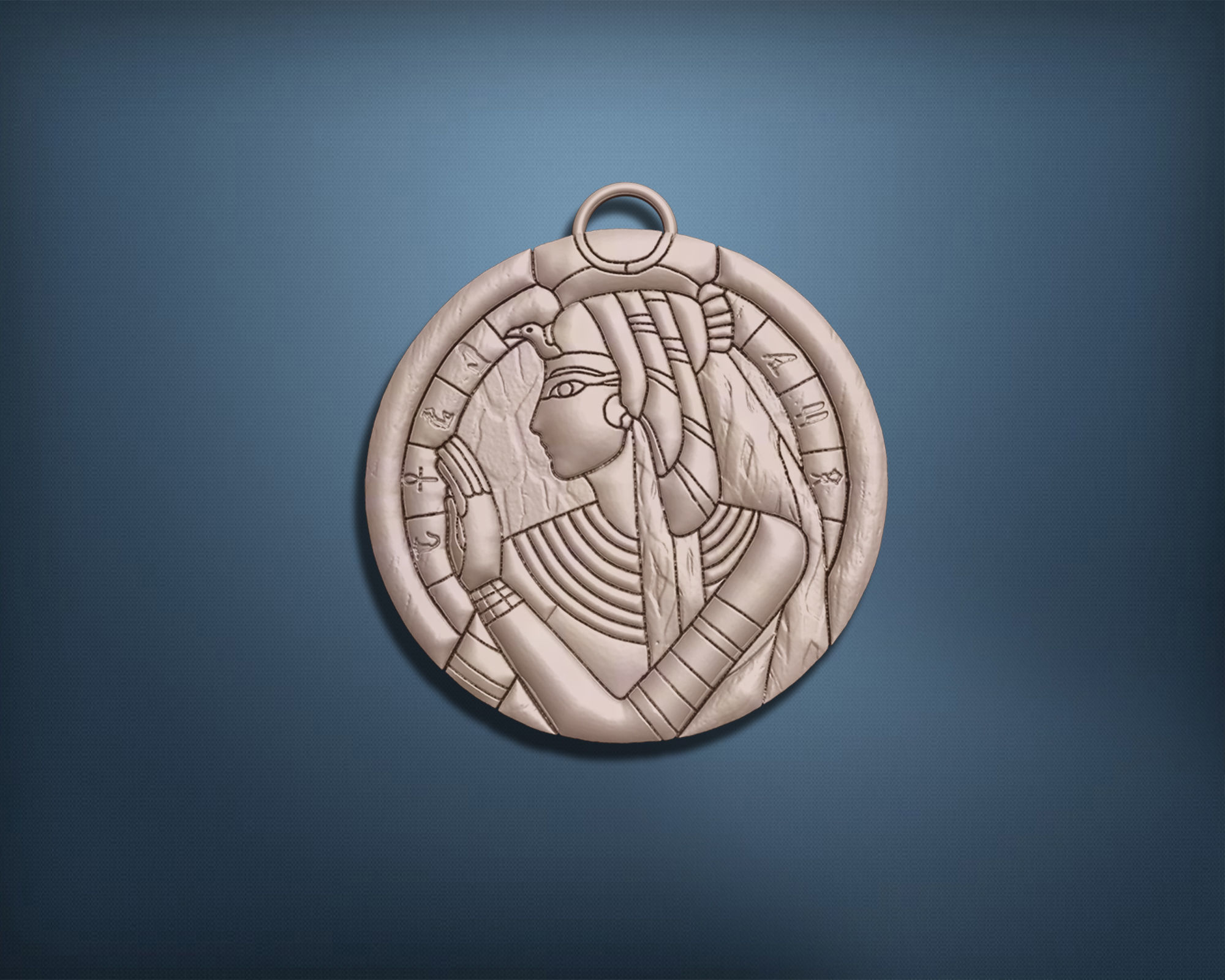 CLEOPATRA Queen STL Reliefs for CNC Router 3D model 3D printable | CGTrader