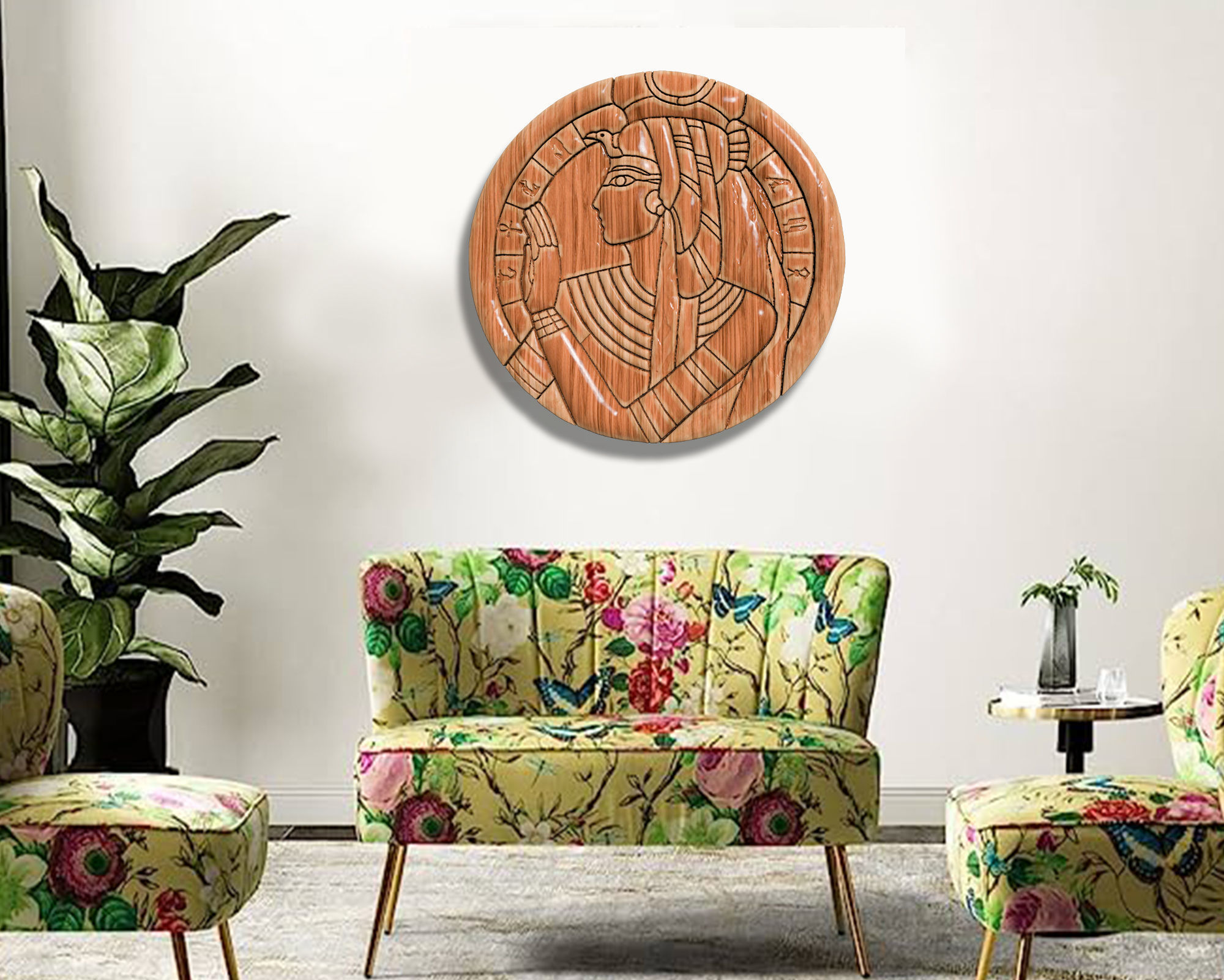 CLEOPATRA Queen STL Reliefs for CNC Router 3D model 3D printable | CGTrader