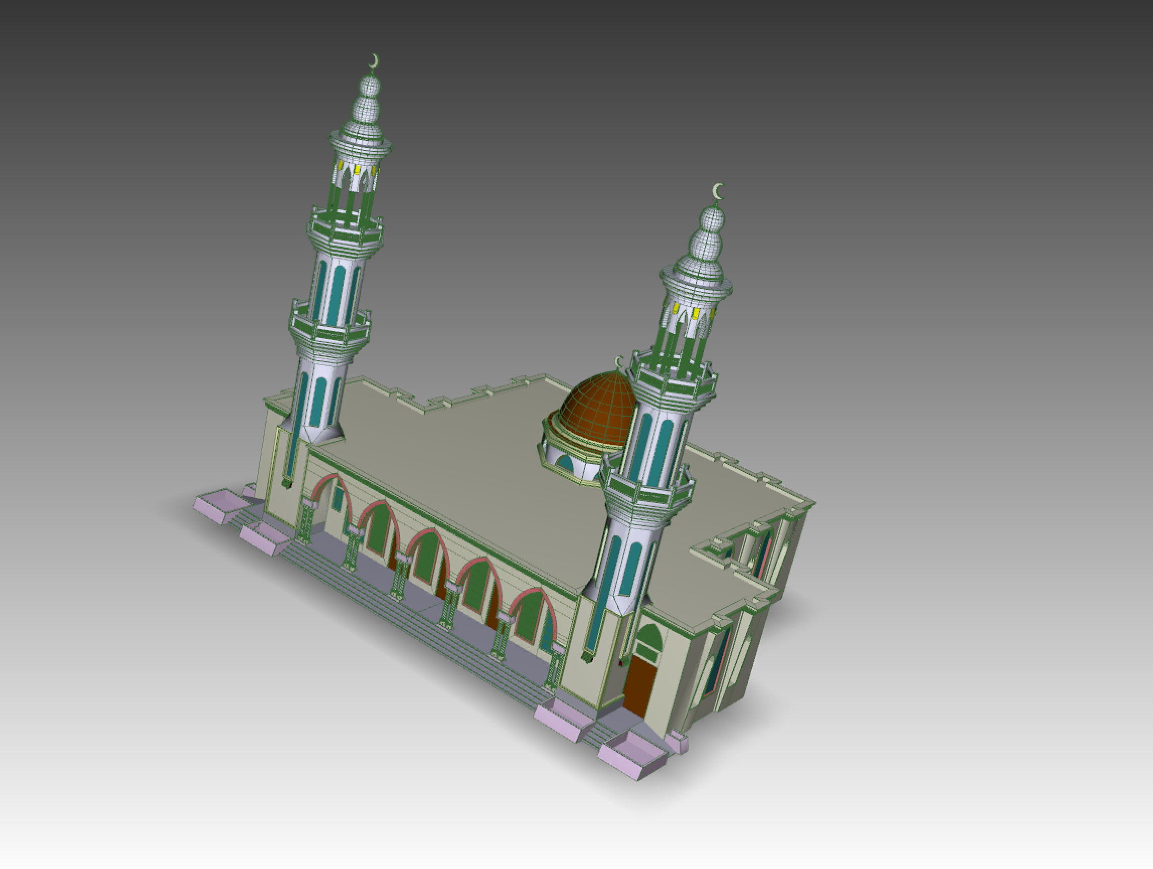 Islamic Mosque 3D model | CGTrader